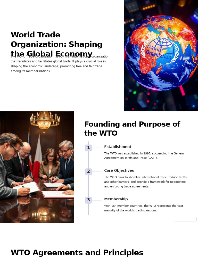 World Trade Organization Shaping The Global Economy | PDF | World Trade ...