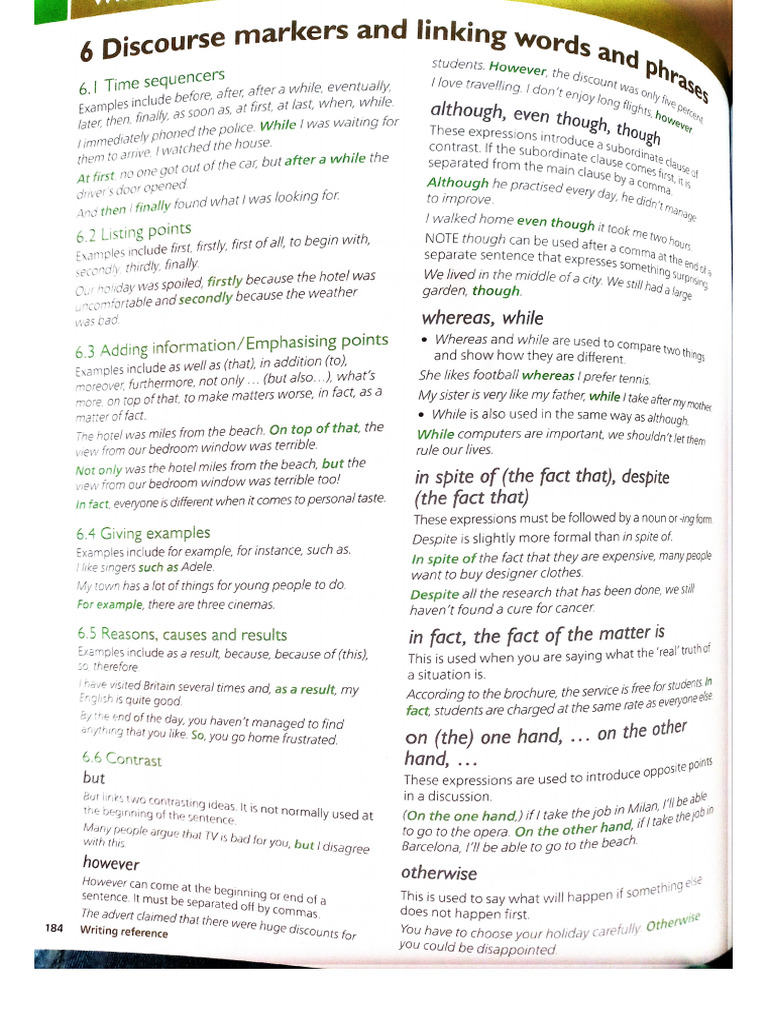 Linking Words | PDF