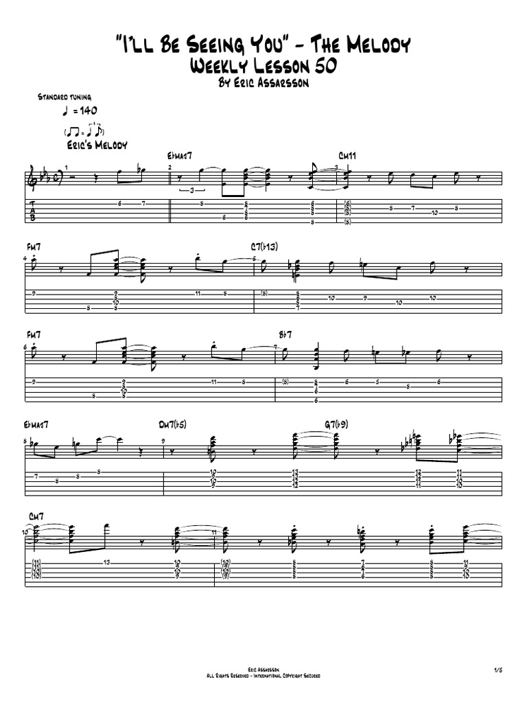 "I’ll Be Seeing You: Weekly Lesson 50" | PDF