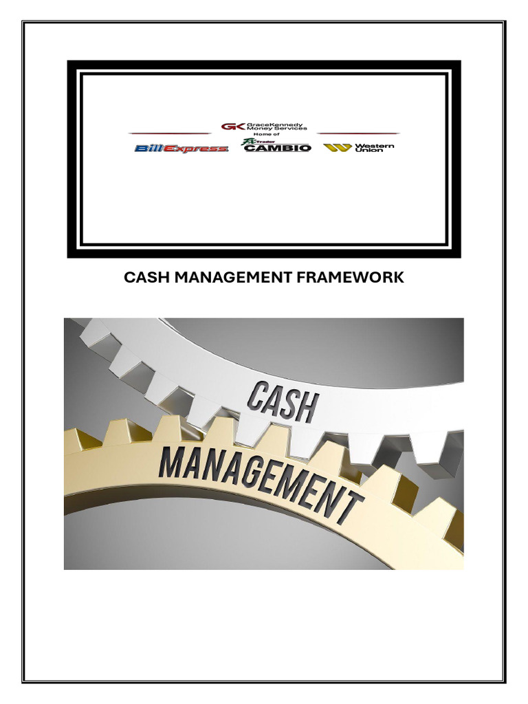 Cash Management Framework Overview | PDF | Cheque | United States Dollar