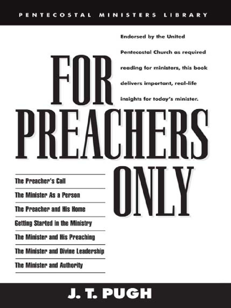 Essential Guide for Pentecostal Preachers | PDF | Jesus | Paul The Apostle
