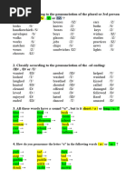 S, Z, Iz Pronunciation Quiz: Verb Base Third Singular Person (He, She ...