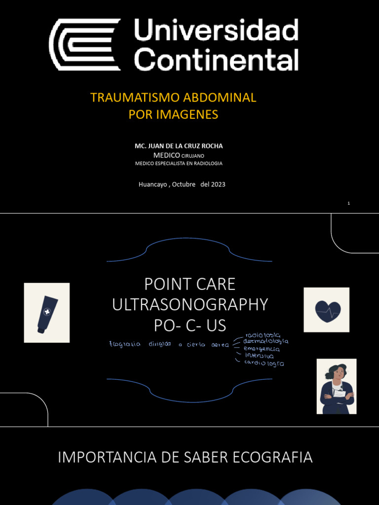 Ultrasonido FAST en Trauma Abdominal | PDF | Ultrasonido médico ...