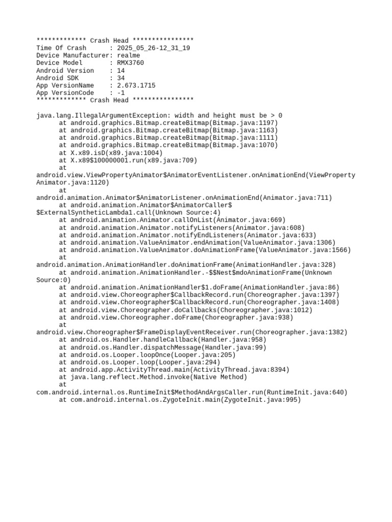 Mod Menu Crash 2025 05 26-12 31 19 | PDF | Java (Programming Language) | Software