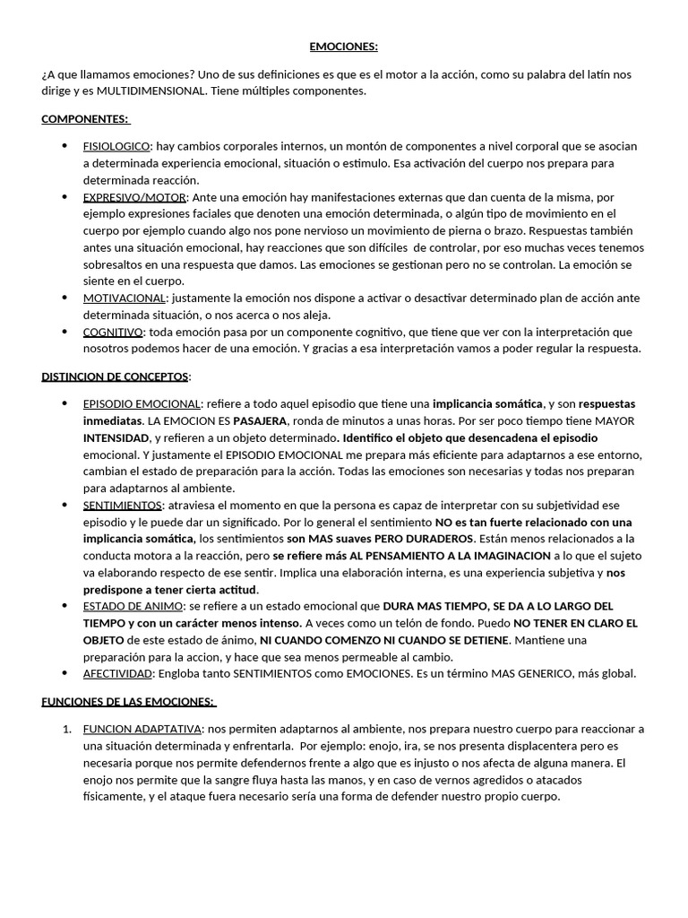 Emociones Pdf Las Emociones Ira