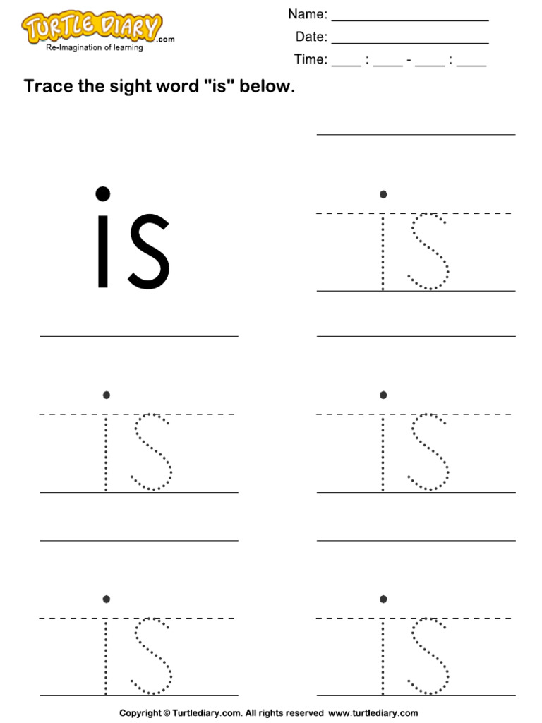 Trace The Sight Words 2 | PDF