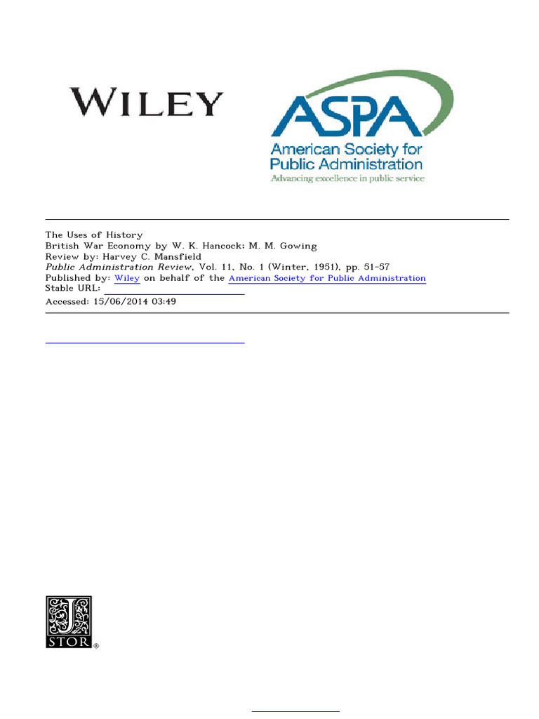 Wiley American Society For Public Administration | PDF | Cost Of Living ...