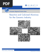 Almatis Calcined Alumina Data Sheet | PDF | Aluminium Oxide | Secondary ...
