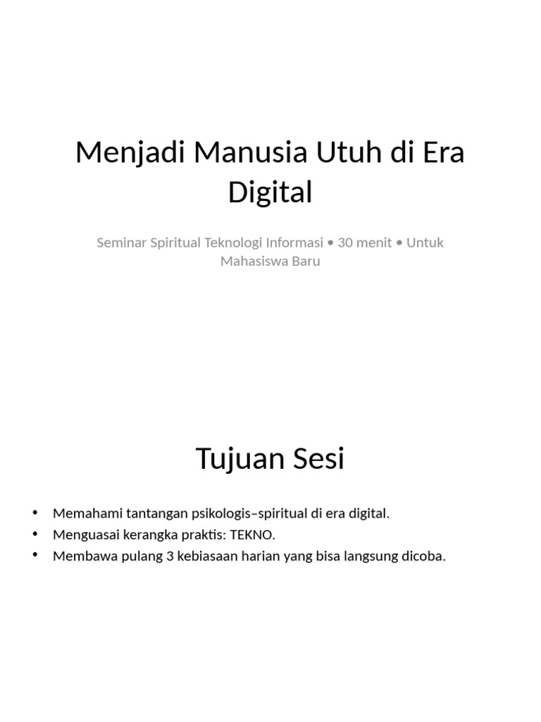 Manusia_Utuh_Era_Digital | PDF