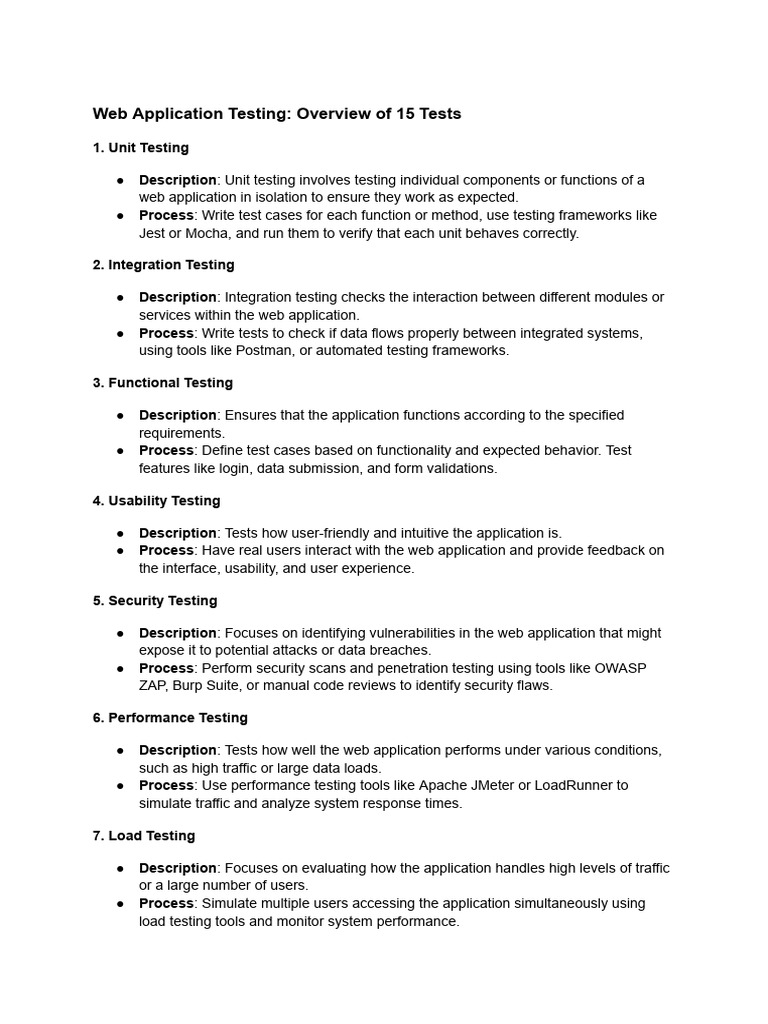 Activity 1 - Web App Tests | PDF | Software Testing | Usability