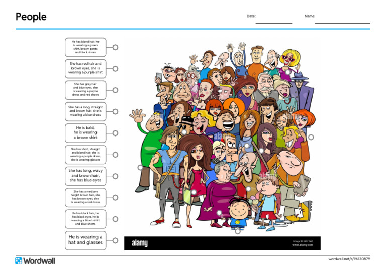 People Labelled Diagram | PDF