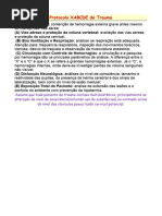 Protocolo XABCDE Do Trauma | PDF | Morte | Sangramento