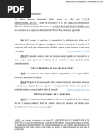 Contrato Matrimonial: Cláusulas y Derechos | PDF | Matrimonio