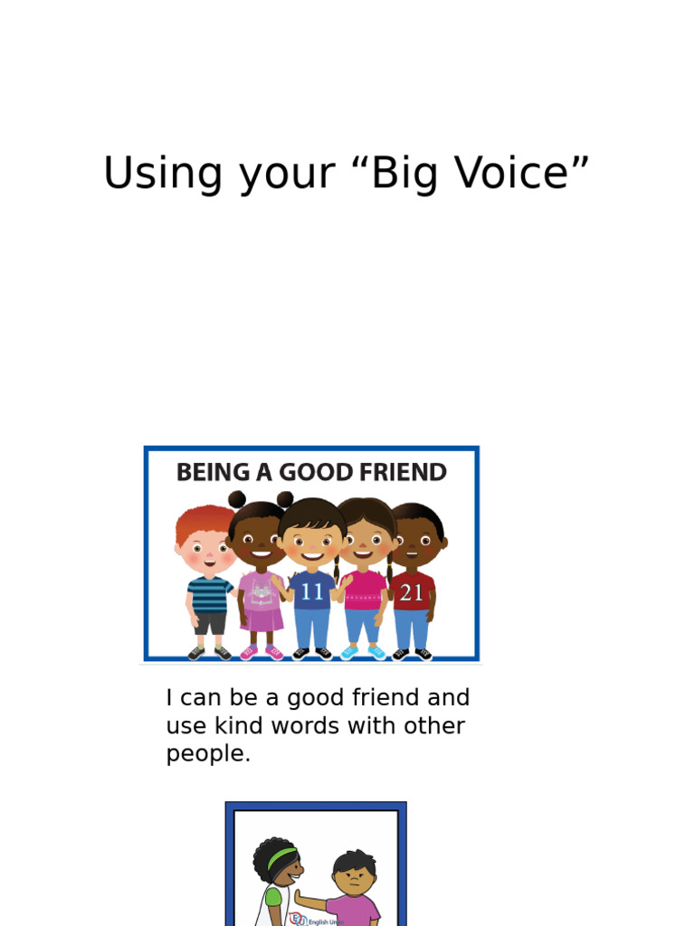 Empowering Kids to Use Their Voice | PDF