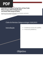 Protocolo para Peritoneostomia Clínica | PDF | Infecção | Epidemiologia