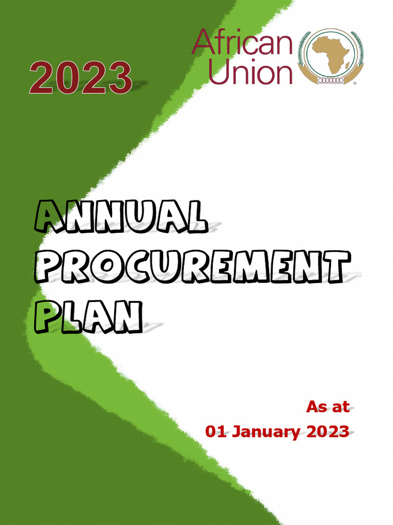 Annual Procurement Plan 2023 Overview | PDF | Human Resource Management ...
