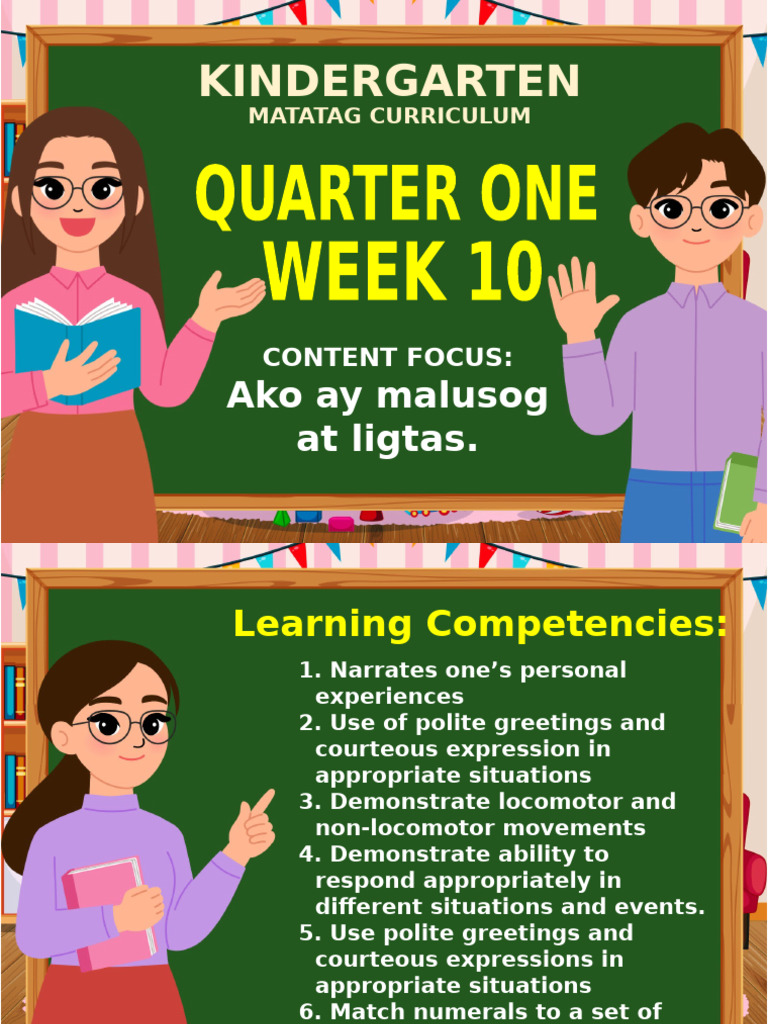 Matatag Kinder Week10 Day1 Modified | PDF