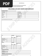 Inflatable Life Jacket Inspection Checklist | PDF