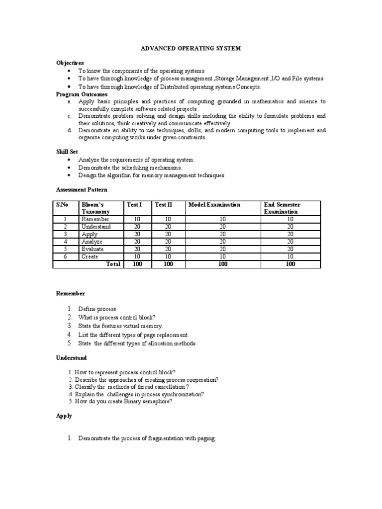 Aos | PDF | Operating System | System