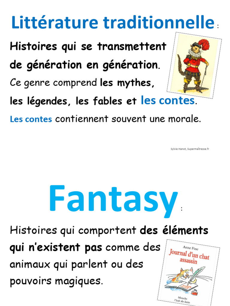 Genres littéraires expliqués simplement | PDF