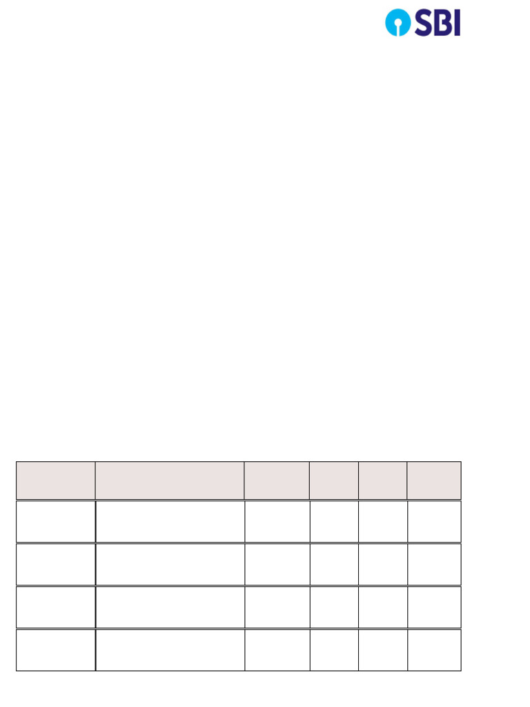 SBI Account Statement Summary | PDF