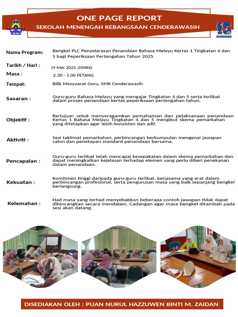 Opr Bengkel Penandaan SPM BM 2025 | PDF