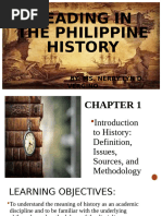 READINGS IN PHILIPPINE HISTORY (Reviewer) | PDF | Historiography | Historian