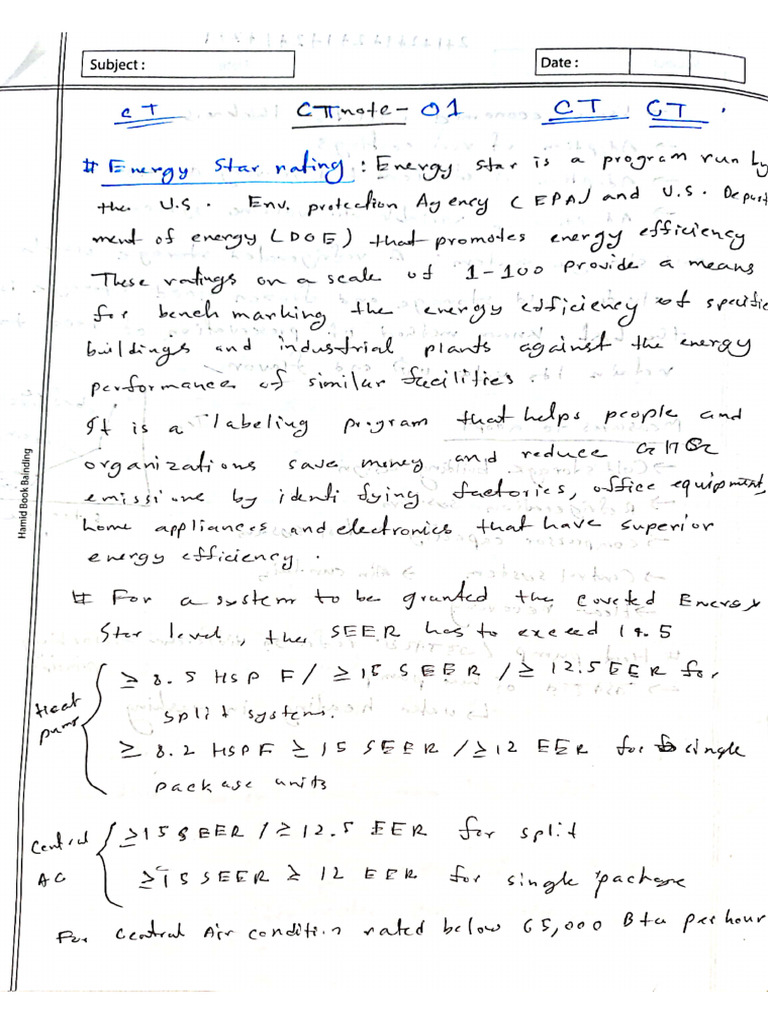 Hvac My Note ct1 | PDF