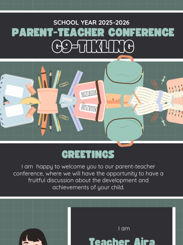 Parent-Teacher Conference Agenda 2025-2026 | PDF