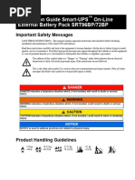 APC SRT3000 Installation Guide | PDF | Mains Electricity | Icon (Computing)