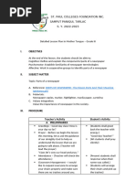 Newspaper Lesson Plan for Grade 5 | PDF | Lesson Plan | Newspapers