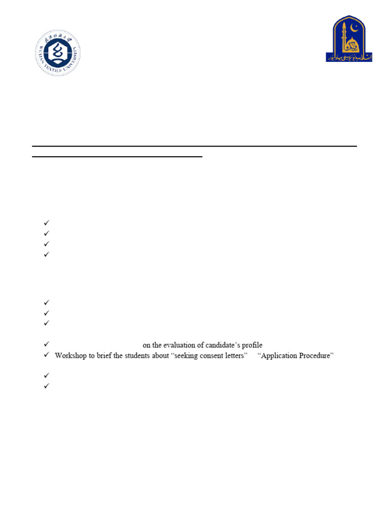 Wtu Ucad Iub Scholarships | PDF