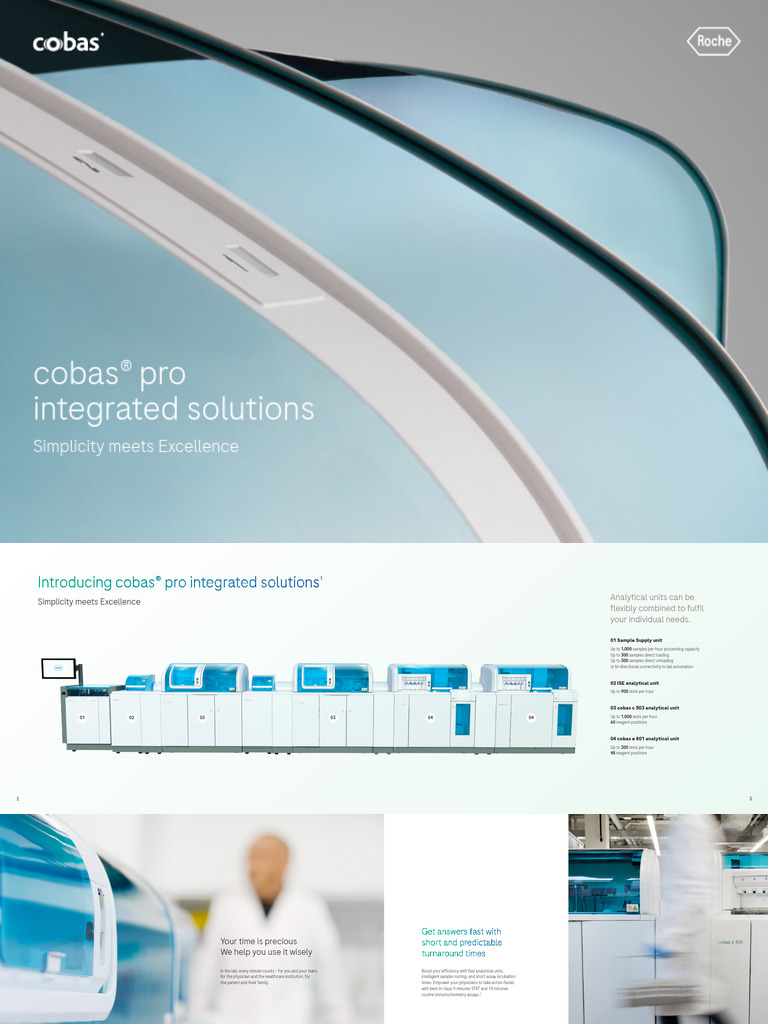 cobas® pro Integrated Solutions Overview | PDF | Assay | Ultrasound