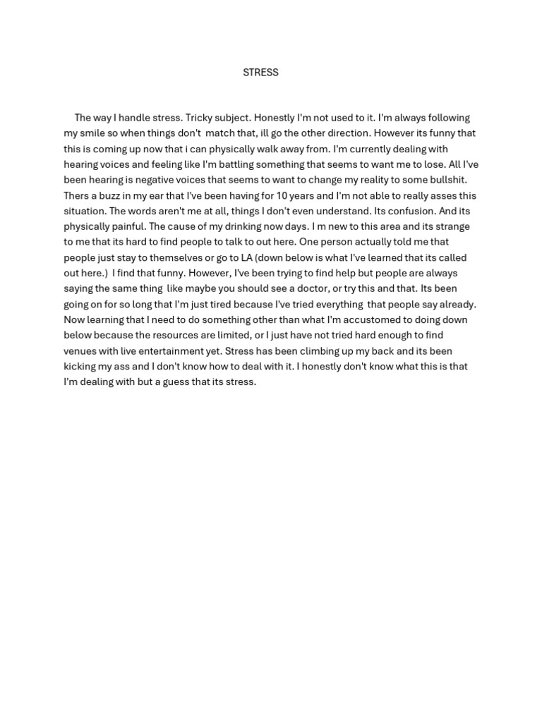 Coping with Stress and Isolation | PDF