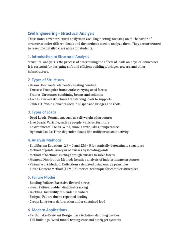 Civil_Engineering_-_Structural_Analysis | PDF