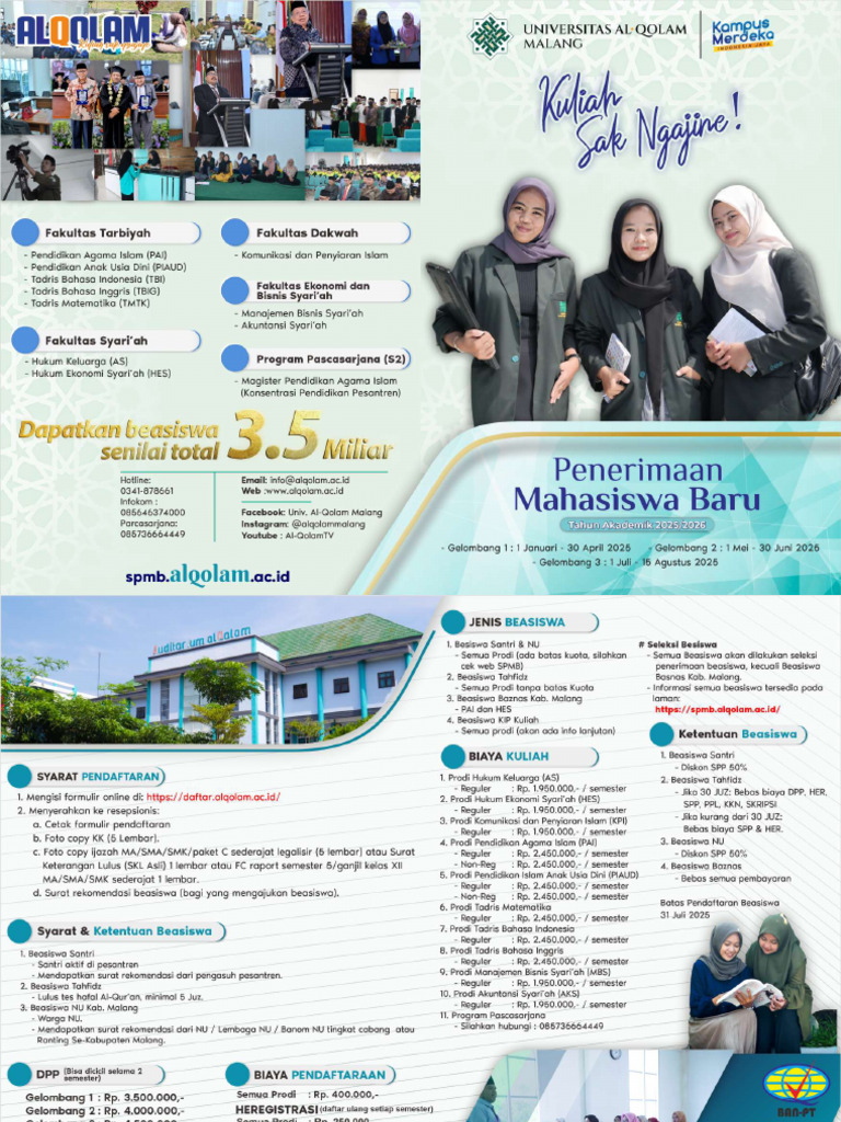 Brochure 2025-2026 (Front) | PDF