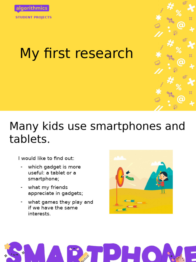 English My First Research | PDF