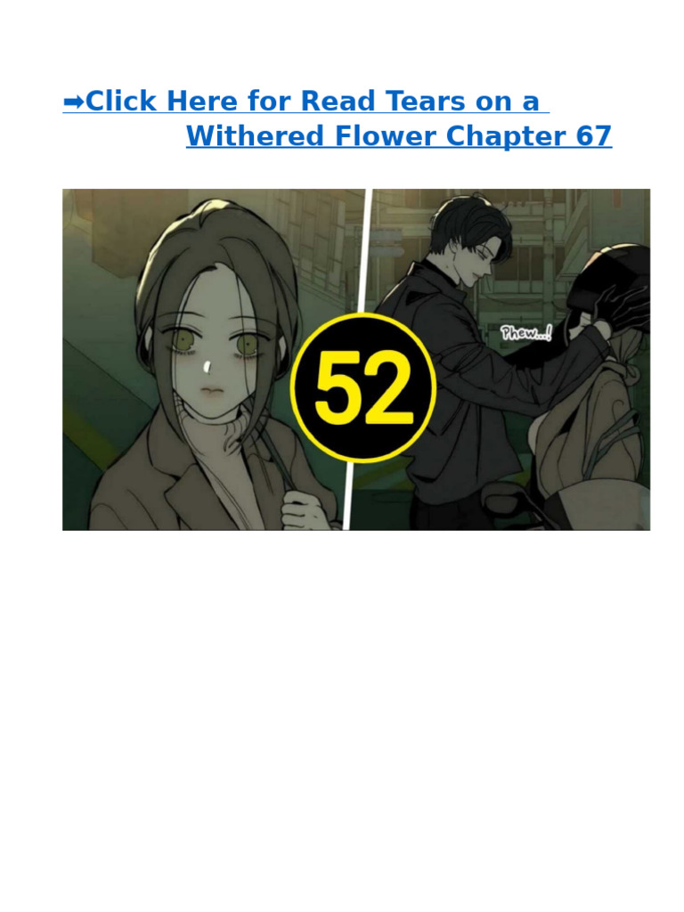 Tears On A Withered Flower Chapter 67 Manhwa (Read Now) | PDF