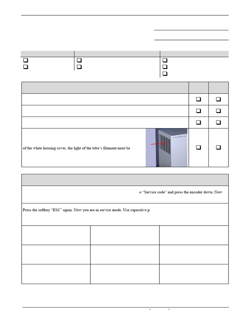 Ultratherm 1008 Failure Checklist | PDF | Power Supply | Amplifier