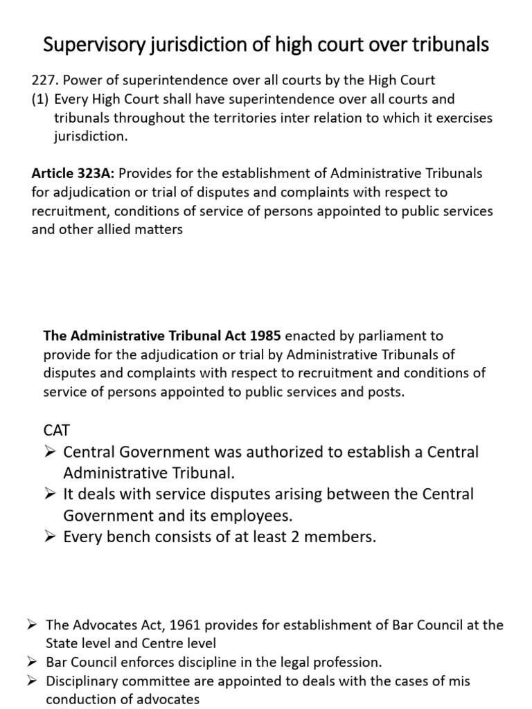 Administrative Tribunals | PDF | Tribunal | Jurisdiction