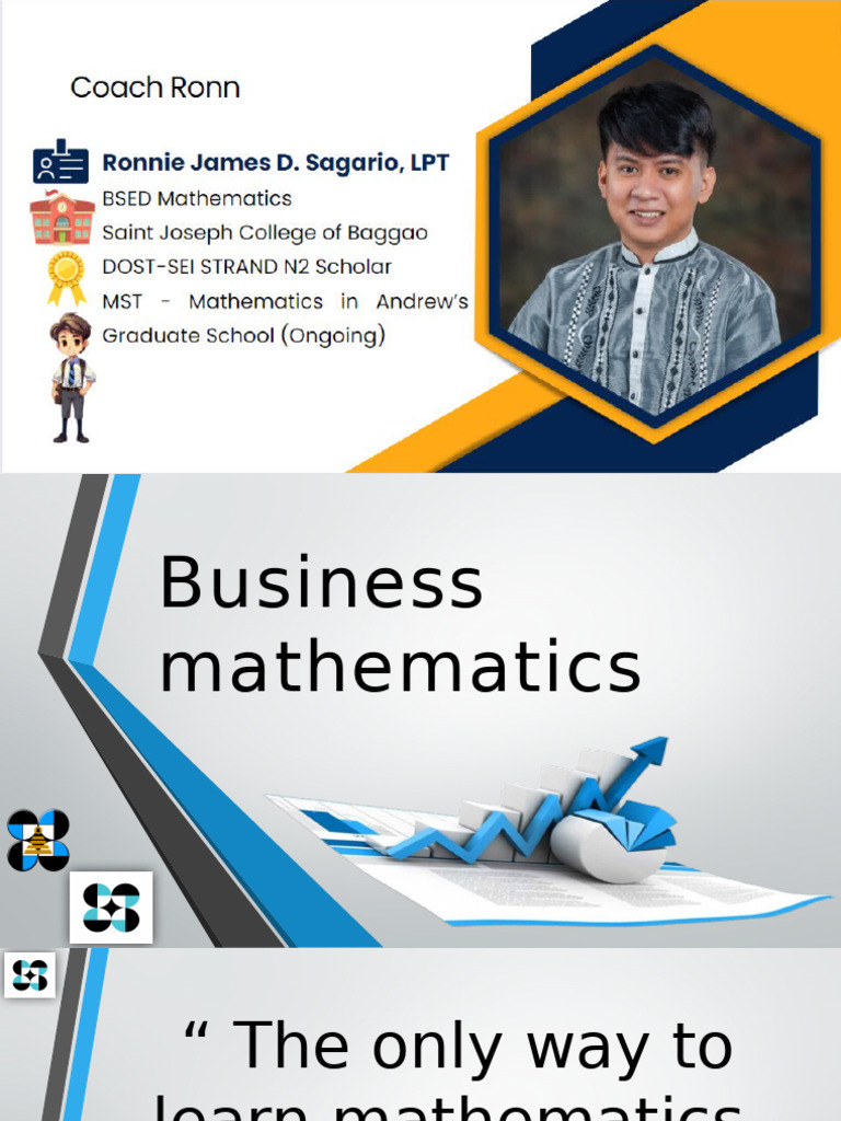 Business Mathematics Concepts Explained | PDF | Interest | Compound ...