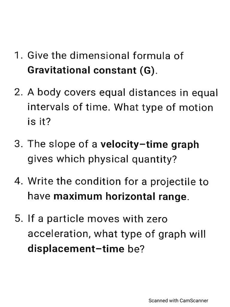 Physics Test | PDF