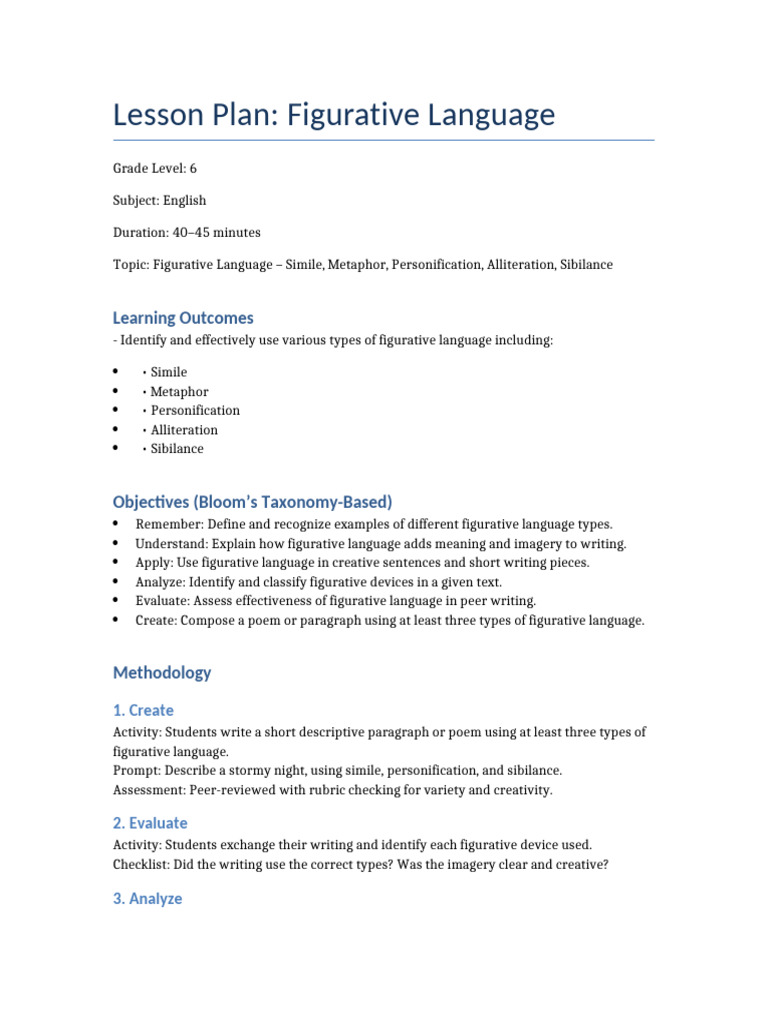 Engaging with Figurative Language | PDF
