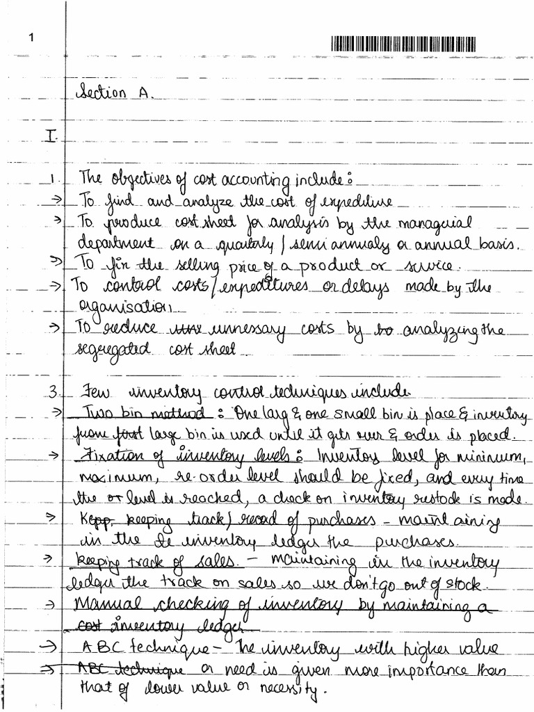 Student Answer Sheet | PDF
