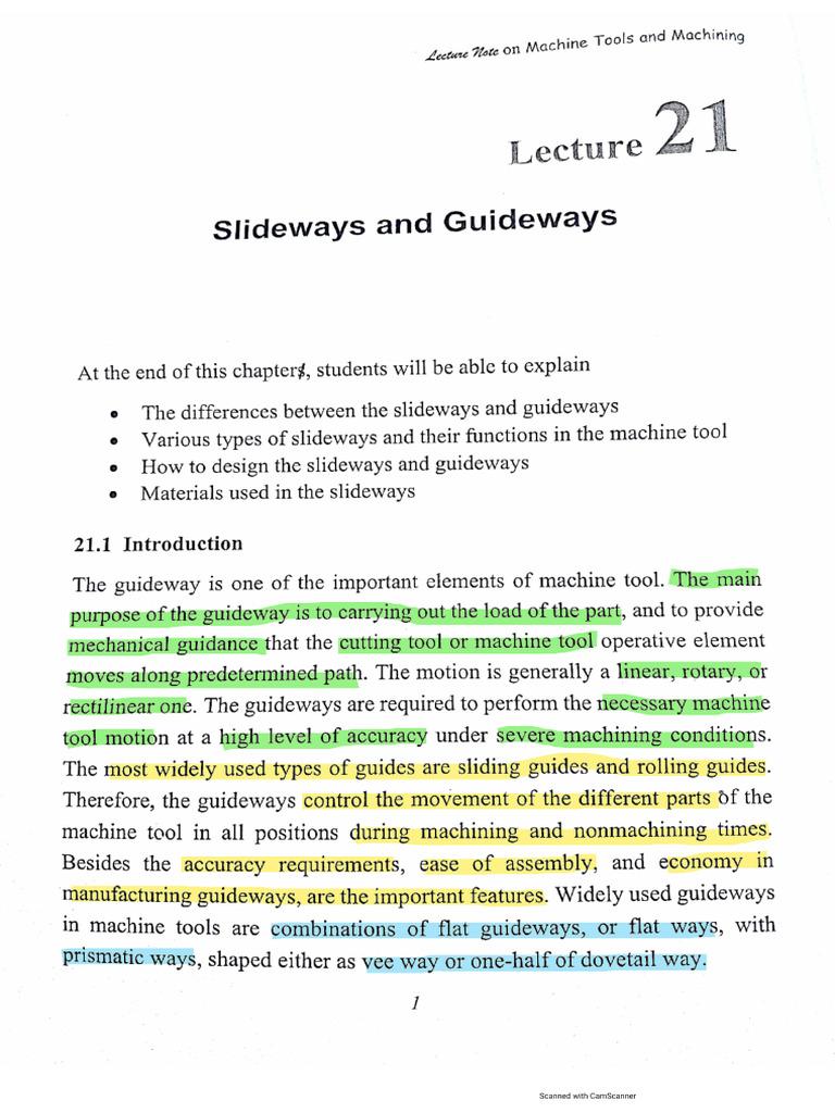 Slideways & Guideways | PDF