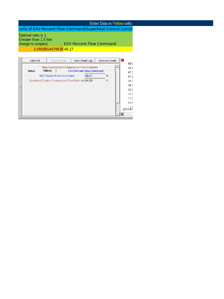 EXV Flow Command & Superheat Control Ratio | PDF