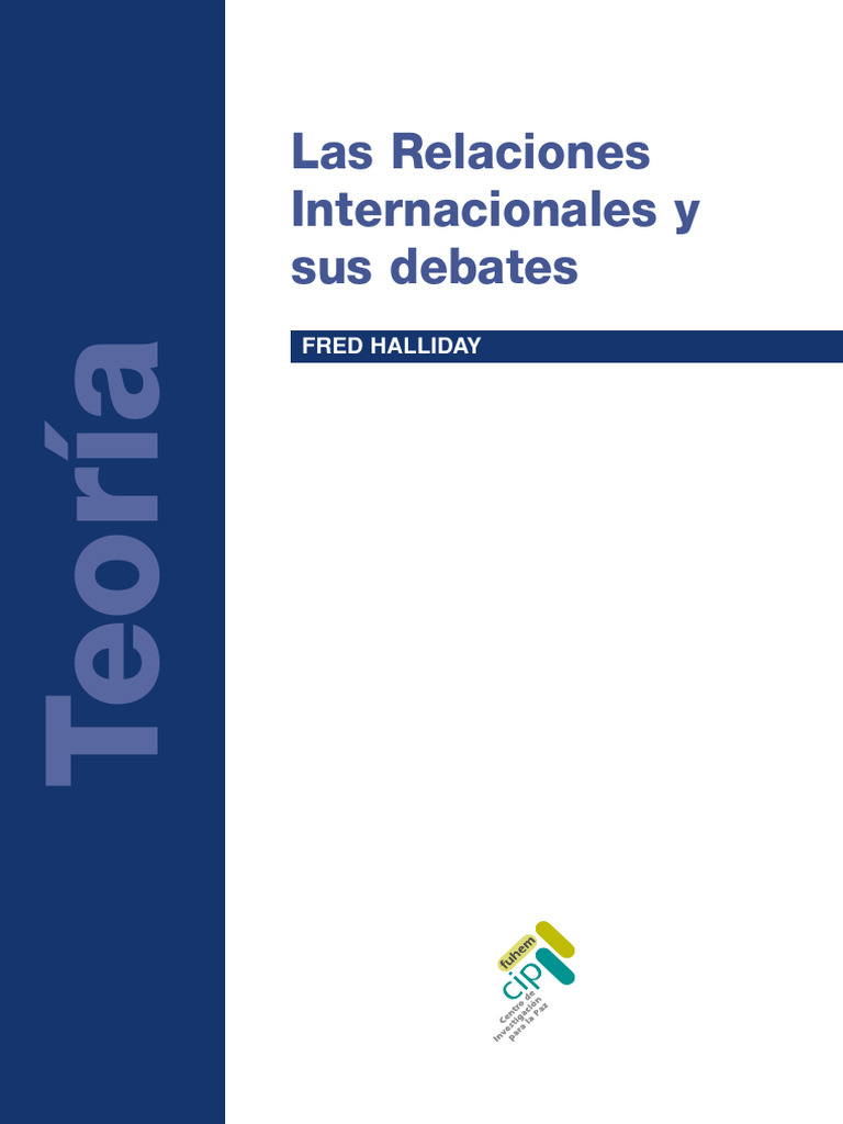 HALLIDAY, Fred, Las Relaciones Internacionales | PDF | Ciencias ...