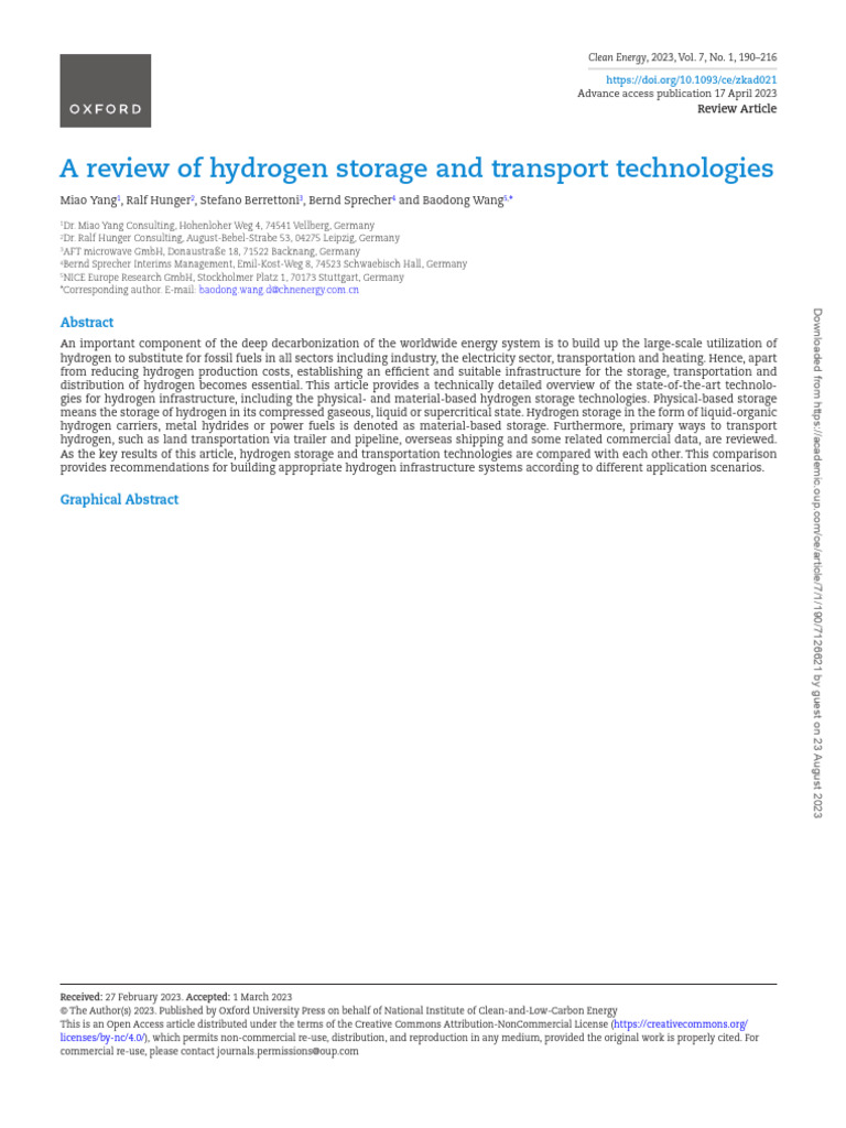 Zkad021 - Hidrogen Storage | PDF | Hydrogen | Liquid Hydrogen
