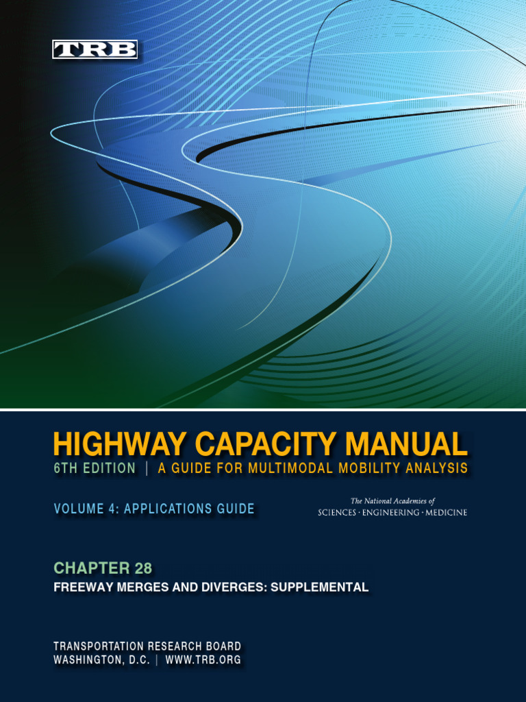 Chapter 28, Freeway Merges and Diverges - Supplemental | PDF ...
