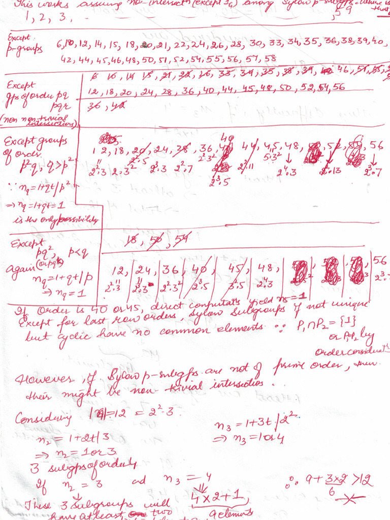 Groups of Order Less Than 60 Are Simple - Contd. | PDF